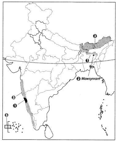 Class 9 Geography Map Work: Climate | Online Study Guide